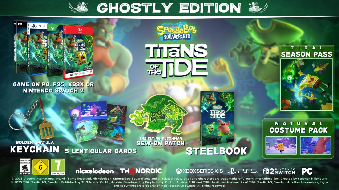 SpongeBob SquarePants: Titans of the Tide announced for PS5, Xbox Series, Switch 2, and PC - Gematsu