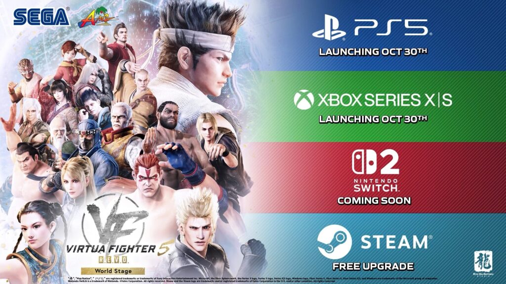 Virtua Fighter 5 R.E.V.O. World Stage launches October 30 for PS5, Xbox ...